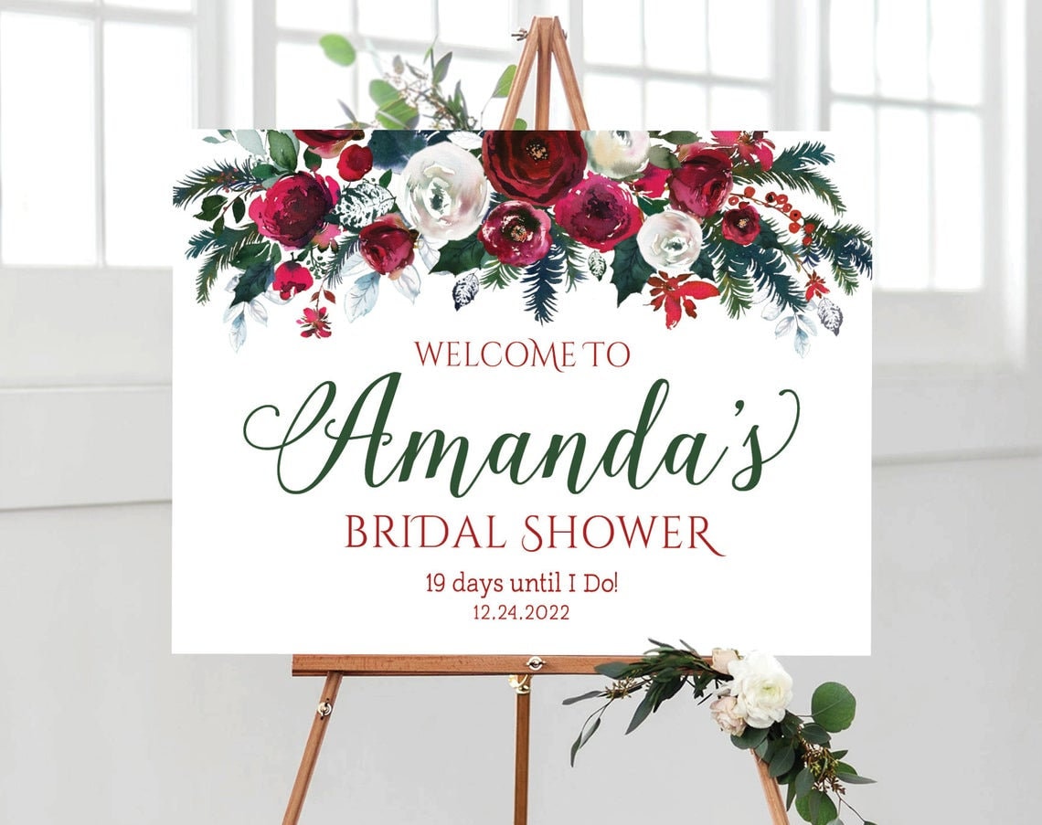 Bridal Shower Welcome Sign Bridal Shower Decoration Bridal - Etsy