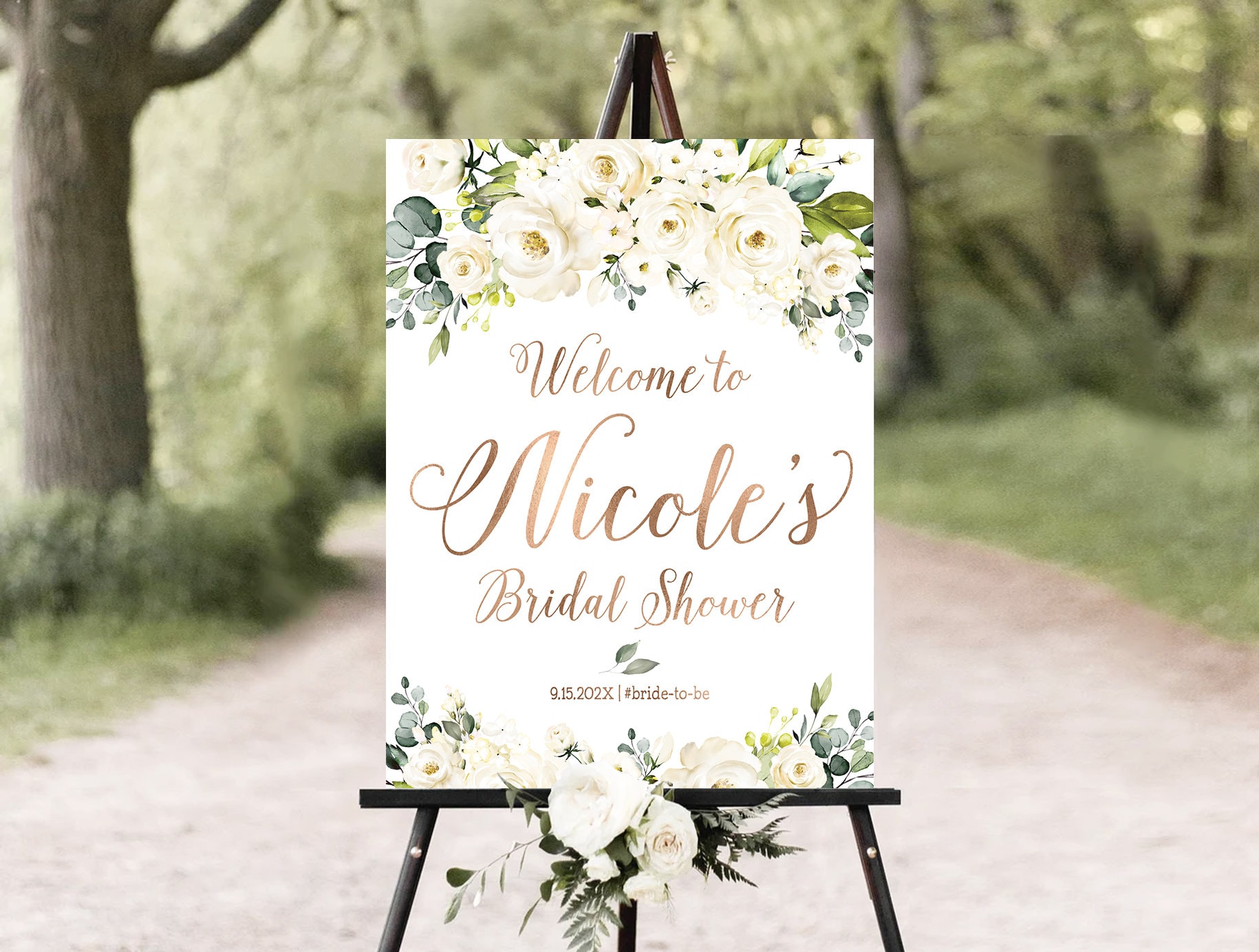 Bridal Shower Welcome Sign Bridal Shower Sign Bridal Shower - Etsy