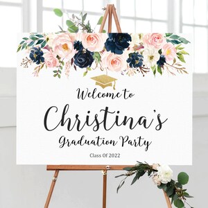 Graduation Welcome Sign Graduation Sign Graduation Party - Etsy