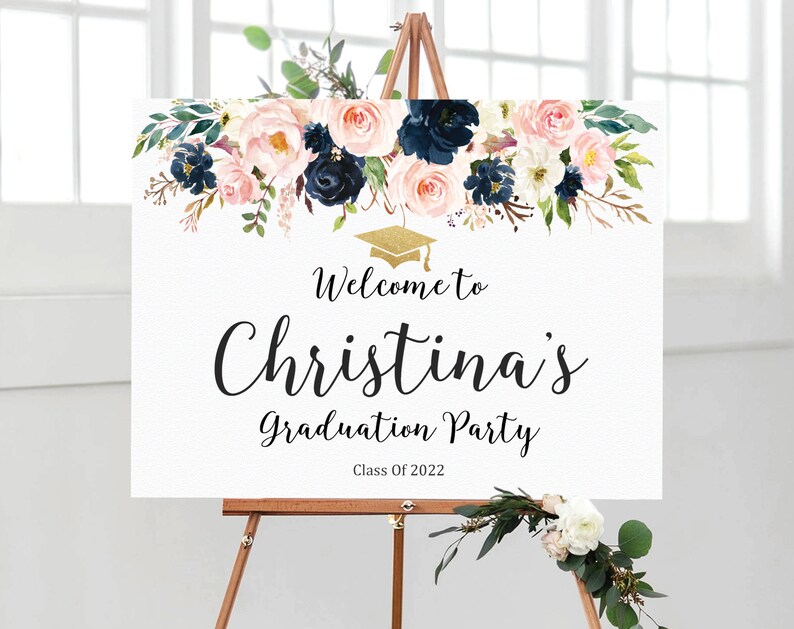 Graduation Welcome Sign Graduation Sign Graduation Party - Etsy