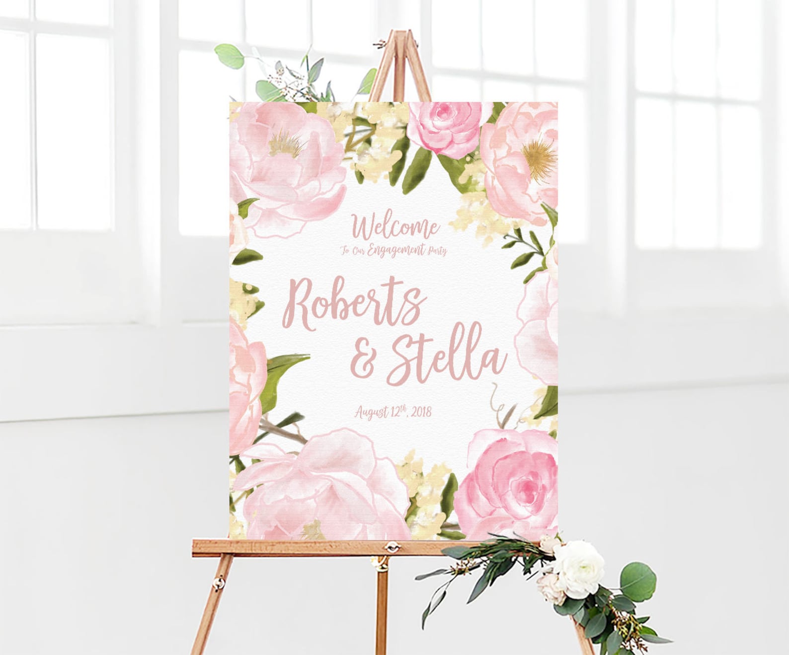 Engagement Welcome Sign, Engagement Sign, Welcome Engagement Party Sign ...