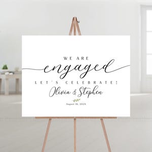 Engagement Party Decor, Engagement Welcome Sign, Engagement Sign ...