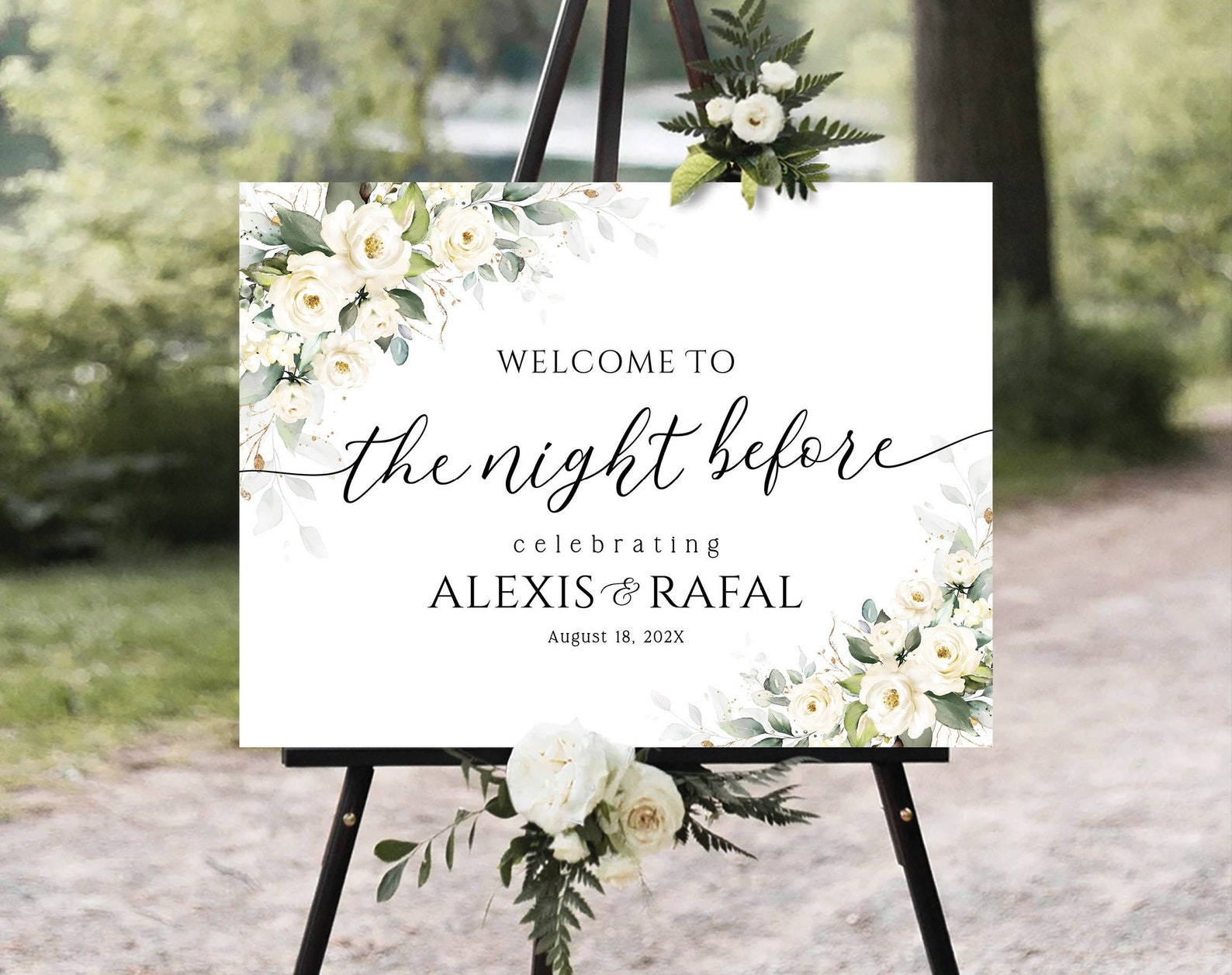 Rehearsal Dinner Sign, Rehearsal Welcome Sign, Rehearsal Dinner Decor ...