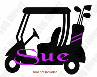 Golf Cart Dxf - Etsy
