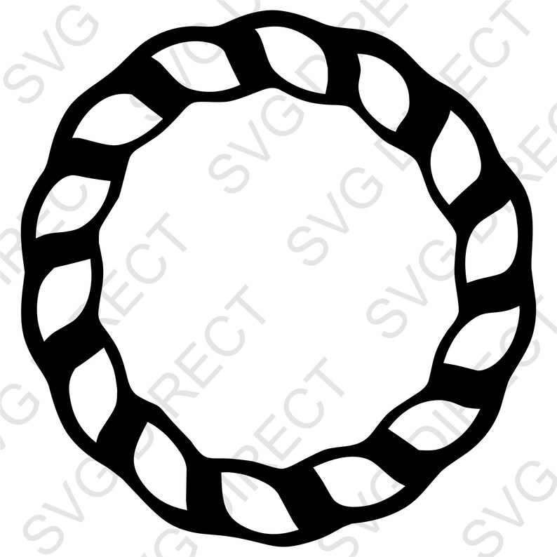 Rope Ring Rope Circle Rope Frame Svg Rope Wreath Png - Etsy