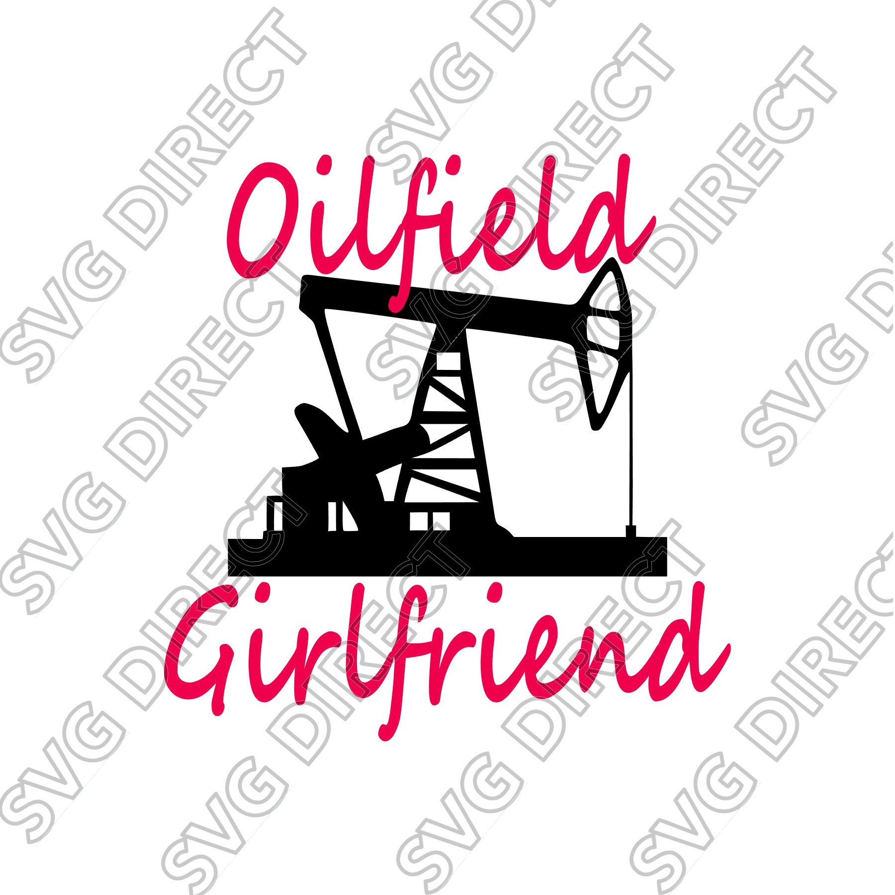 Oilfield Girlfriend Stickers
