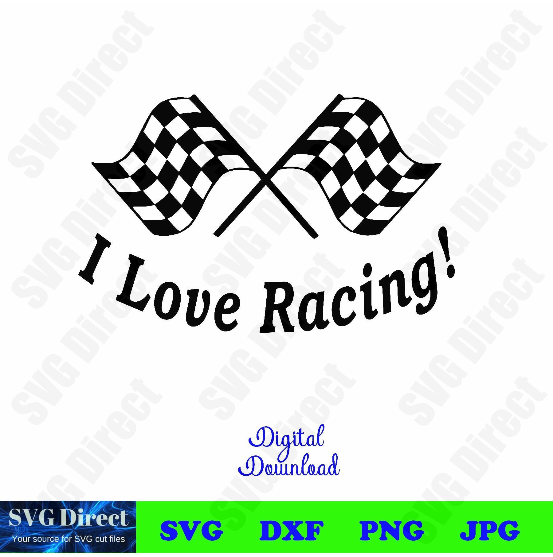 Electronics & Circuitry Home & Hobby LOVE Racing Digital File SVG PNG ...