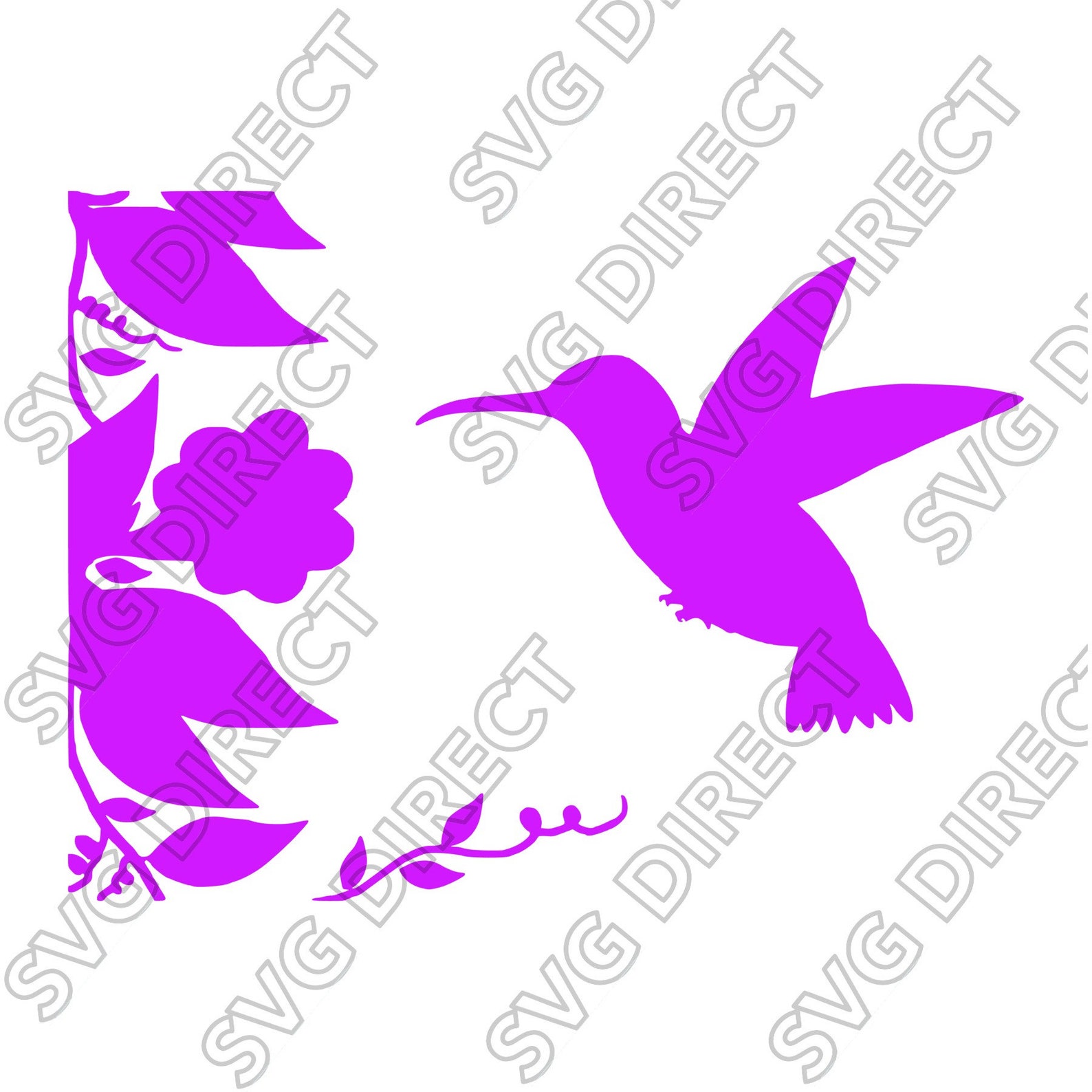 HUMMINGBIRDS 5 Designs svg Png Dxf Jpg Use With - Etsy