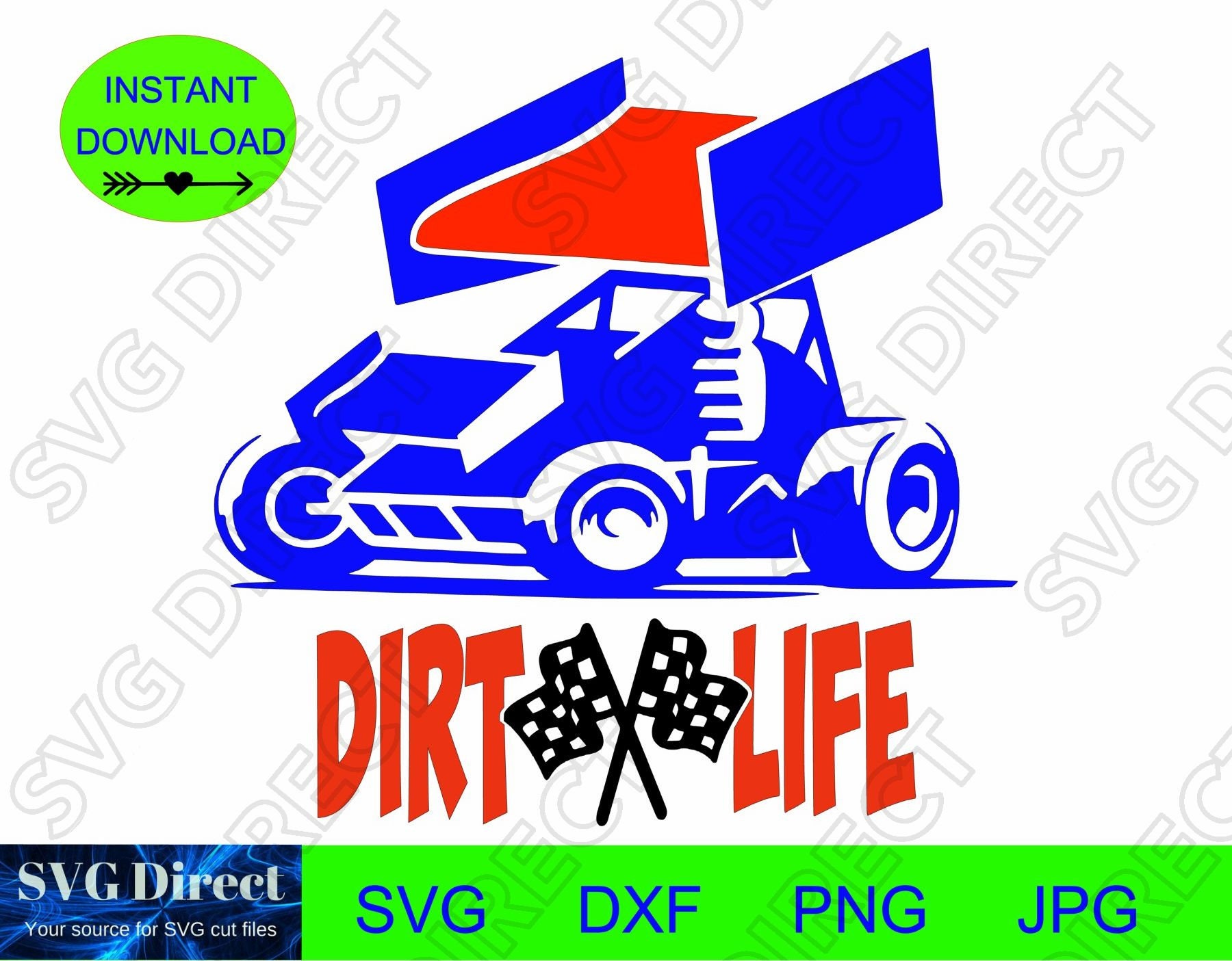 Sprint Car Dirt Life Flags svg Png Dxf Jpg Use With - Etsy UK Sprint Car Dirt Life Flags svg Png Dxf Jpg Use With - Etsy UK