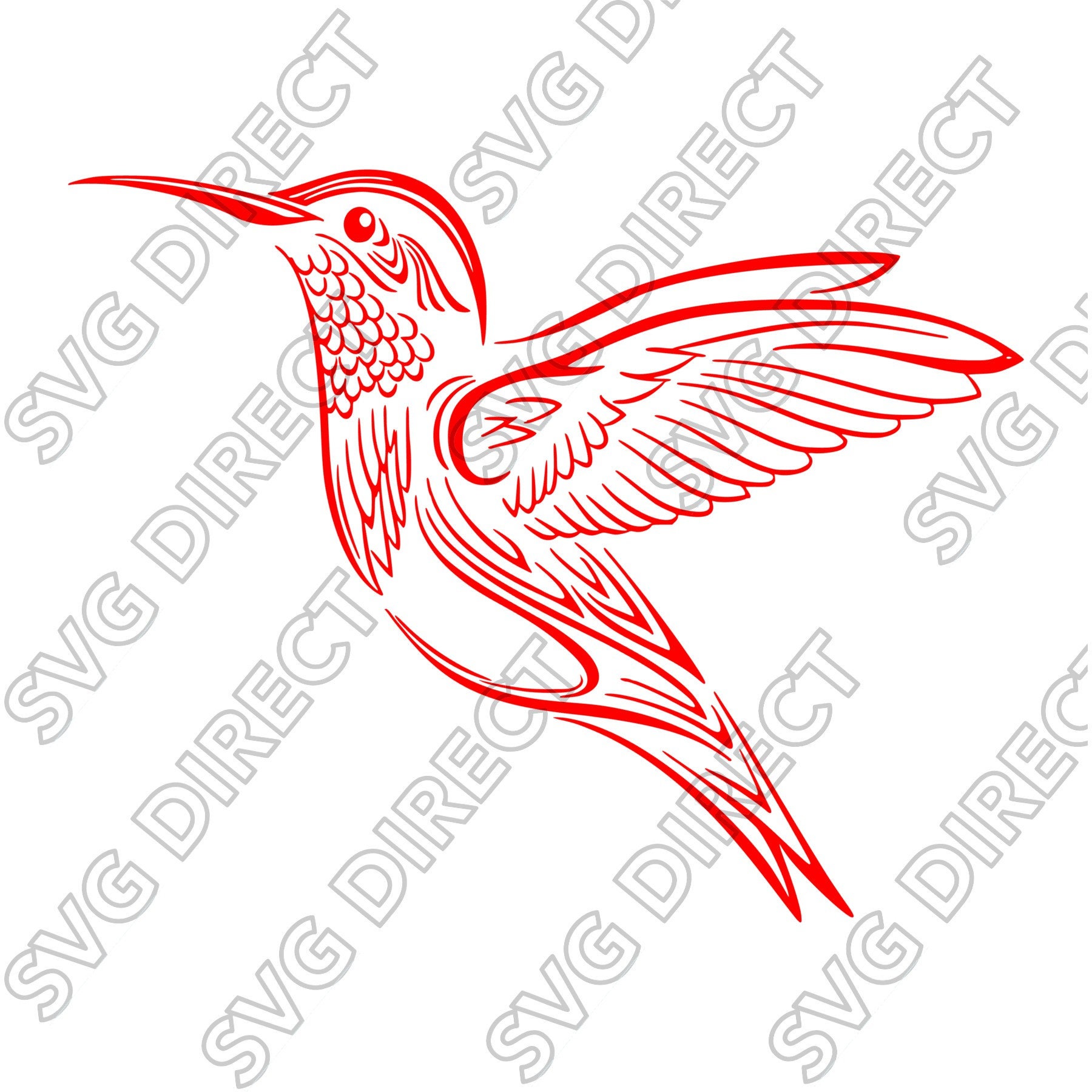 HUMMINGBIRDS 5 Designs svg Png Dxf Jpg Use With - Etsy