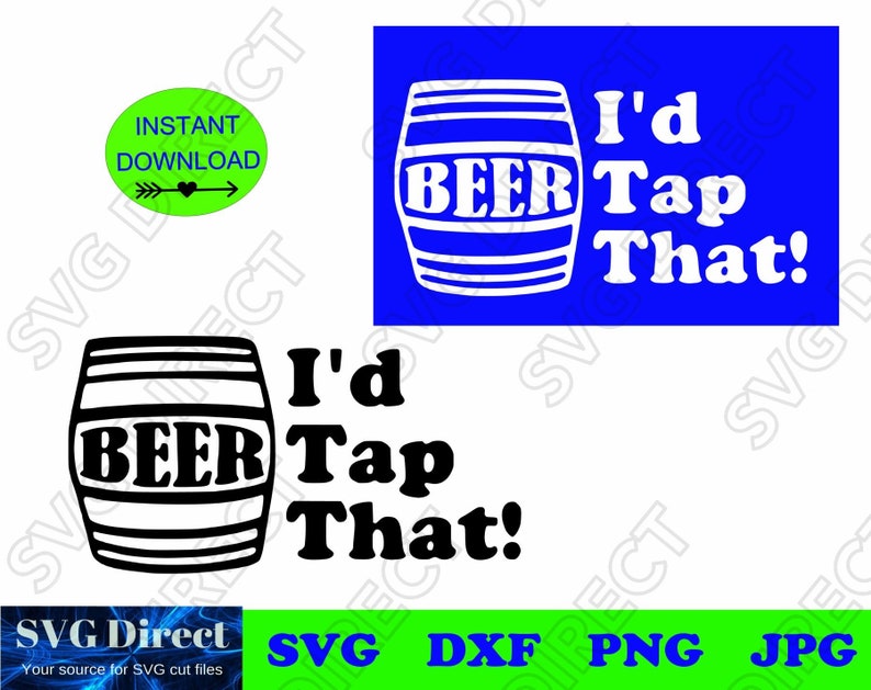 Beer I'd Tap That Beer Keg Beer Barrel Beerbarrel - Etsy