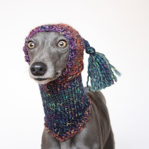 Greyhound Lurcher Whippet Snood Neck Warmer / Scarf. - Etsy
