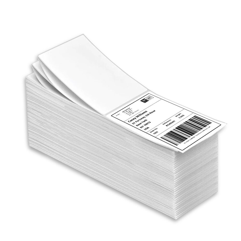 4x6 Premium Fanfold Shipping Labels for Direct Thermal Printers - Etsy