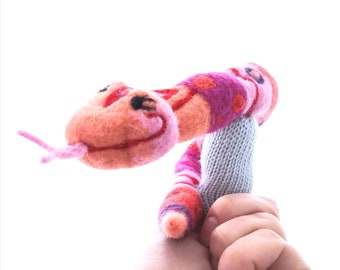 Snake Finger Puppet - Etsy
