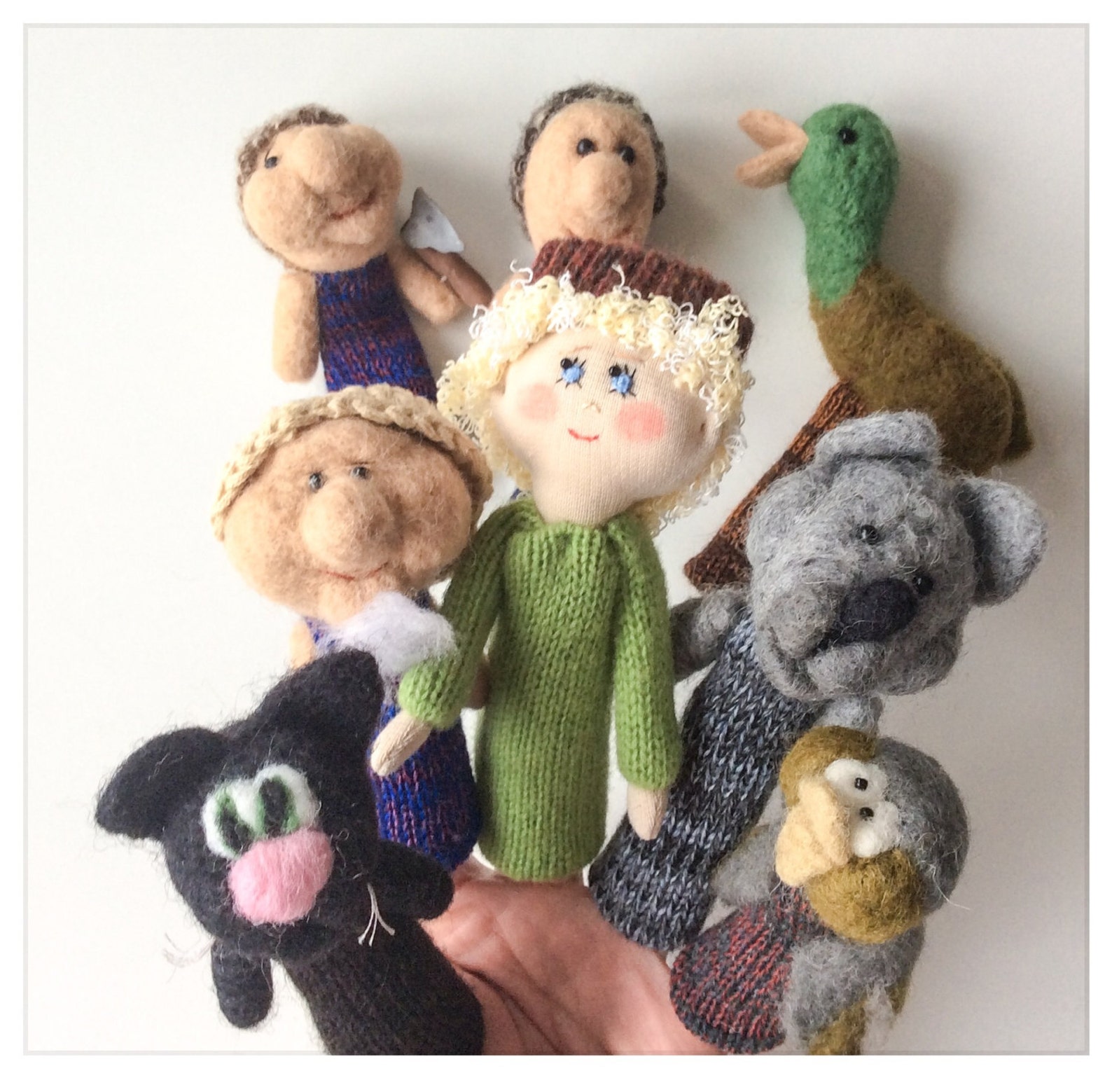 Finger Puppets From the Musical Tale "peter and the Wolf" - Etsy