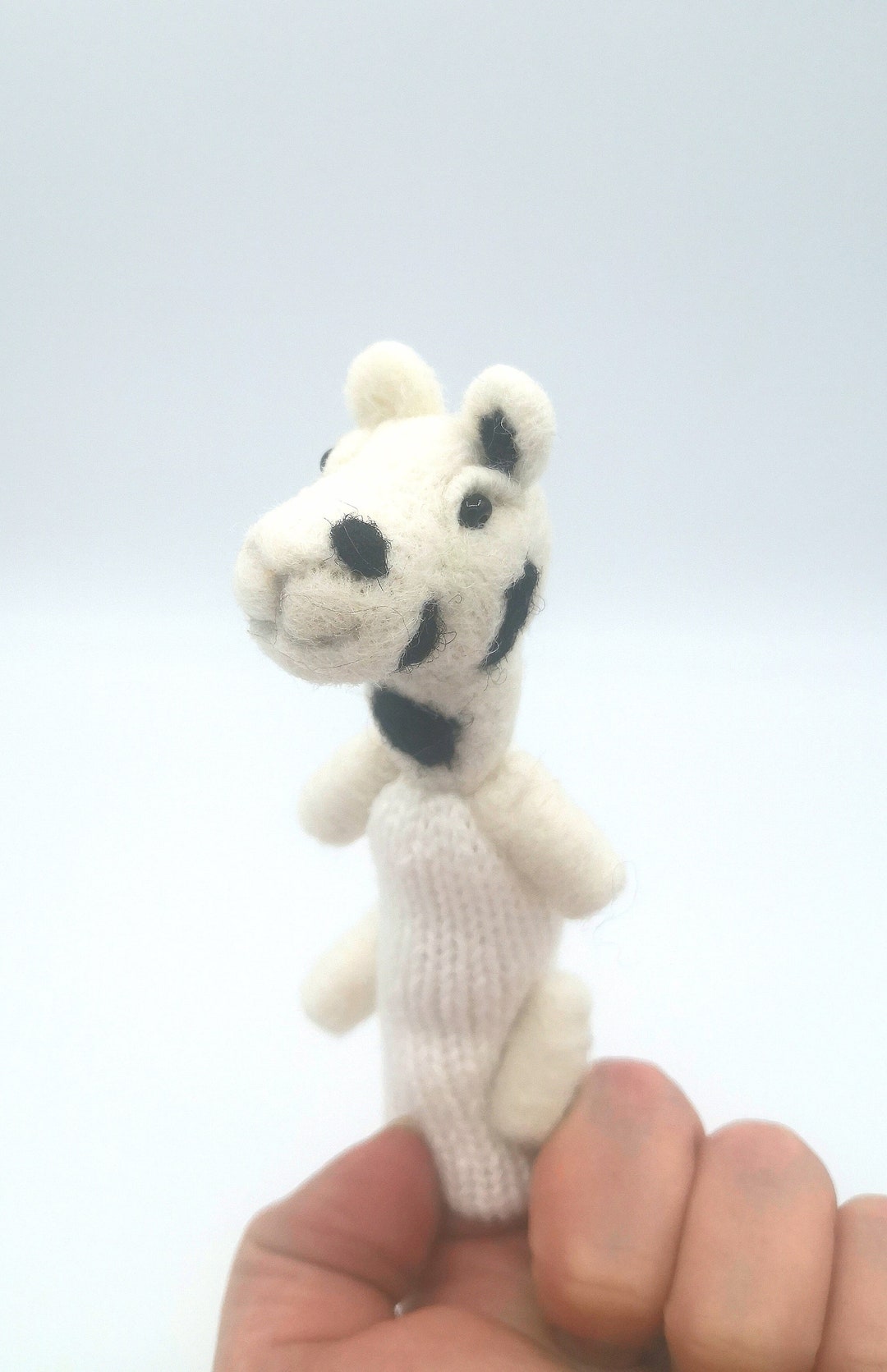 Finger Puppet Lama - Etsy
