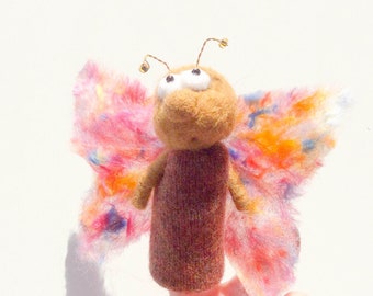 Pattern Felt Finger Puppet Pattern Butterfly Finger Puppet - Etsy