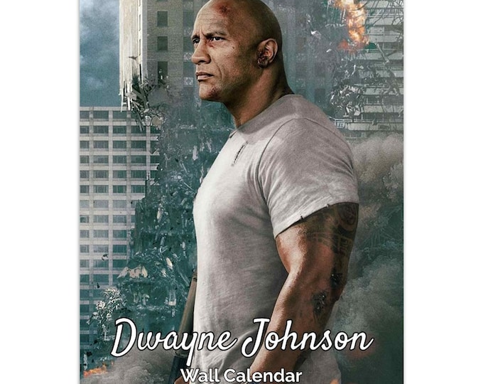 Dwayne Johnson Full Photo Calendar | Choose Start Month 2025/26 ...