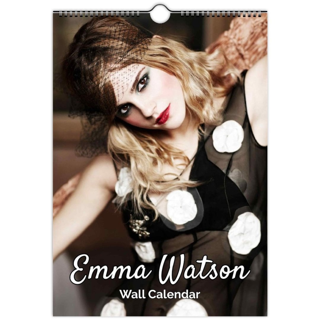 Sexy Emma Watson Full Photo Calendar | Choose Start Month 2025/26 ...