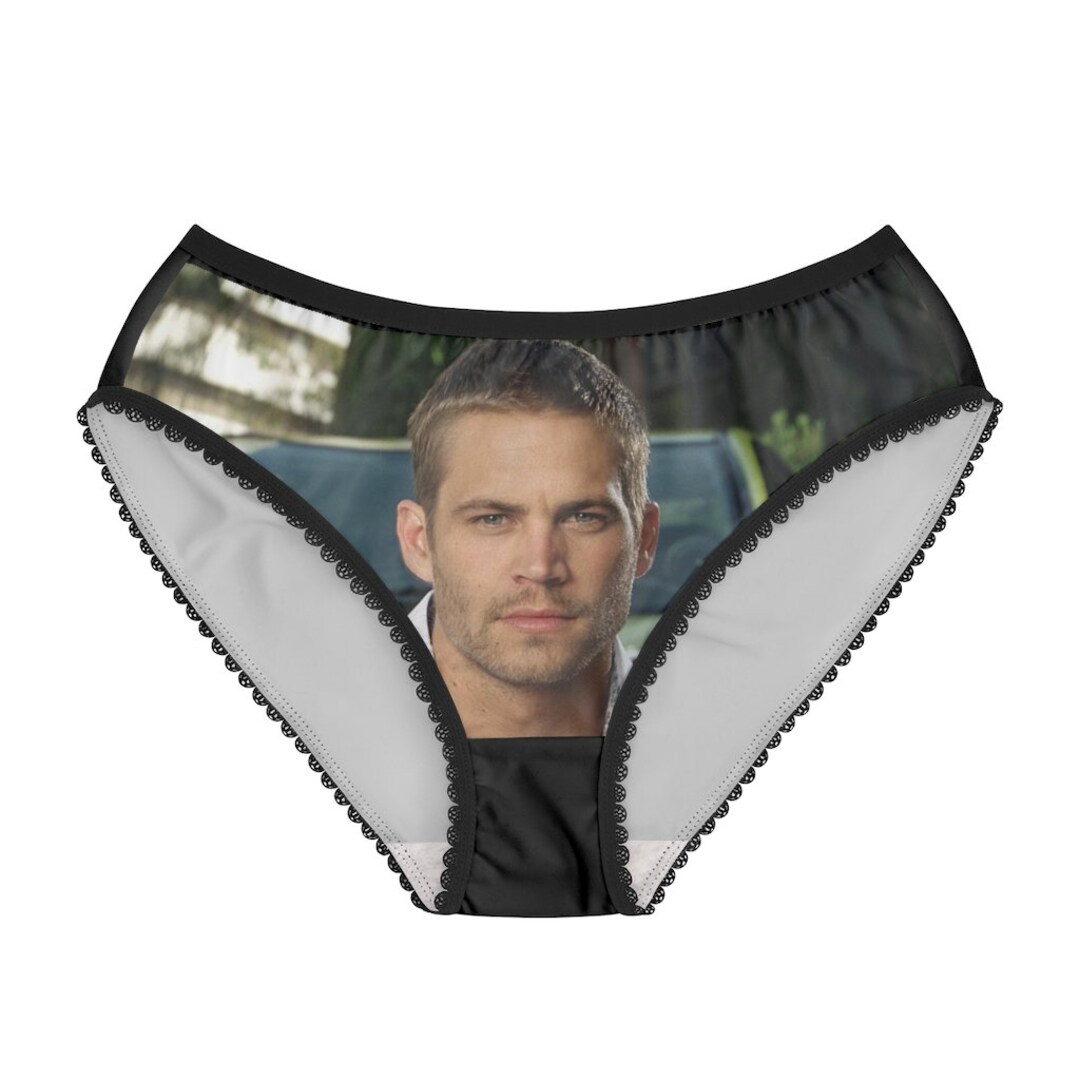 Paul Walker Knickers, Briefs Personalised - Etsy