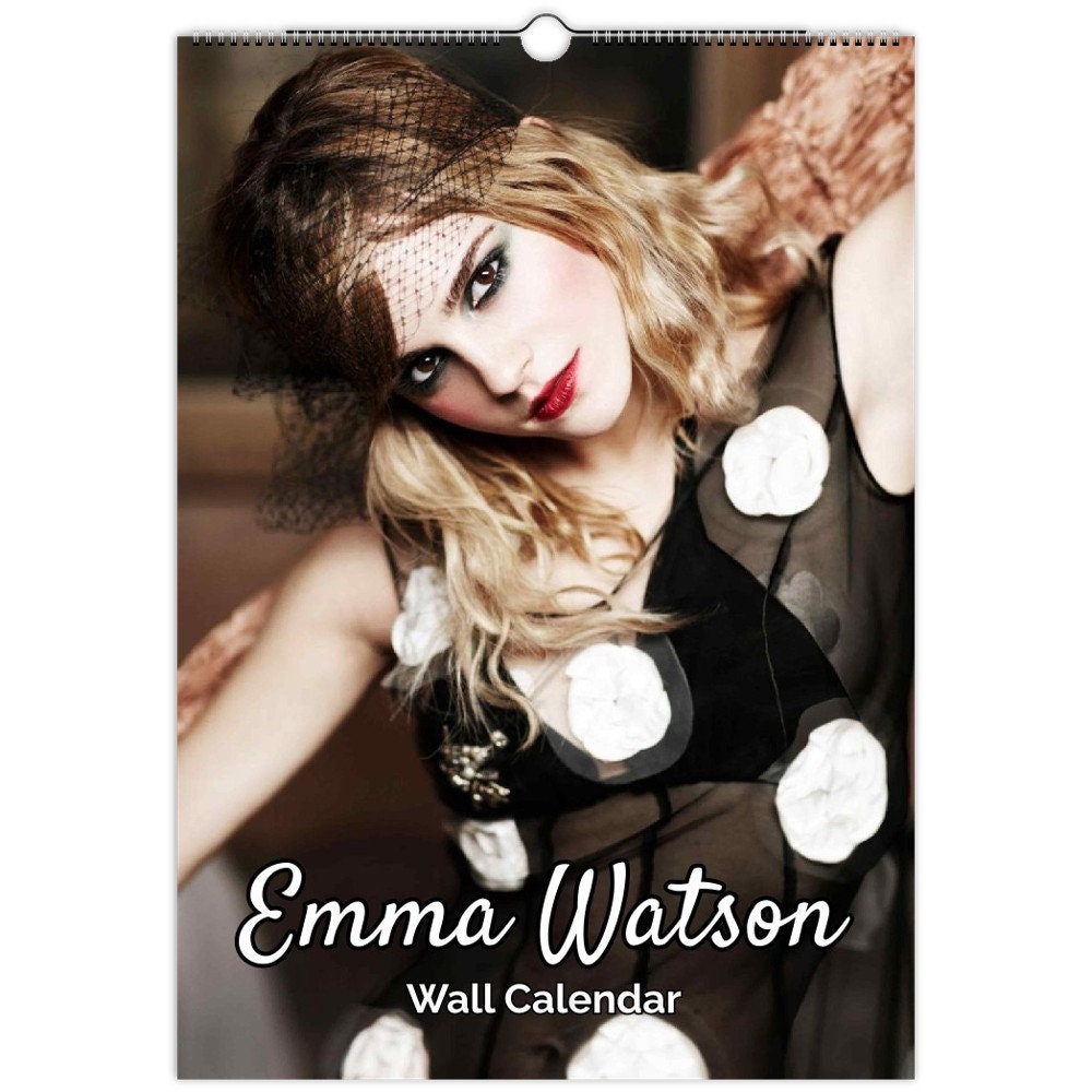 Sexy Emma Watson Full Photo Calendar | Choose Start Month 2026/27 ...