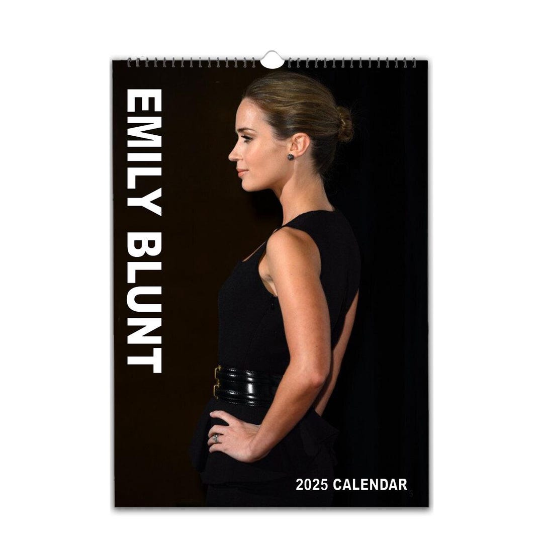 2025/6 Emily Blunt Beautiful Calendar | Choose Start Month | Full Photo ...
