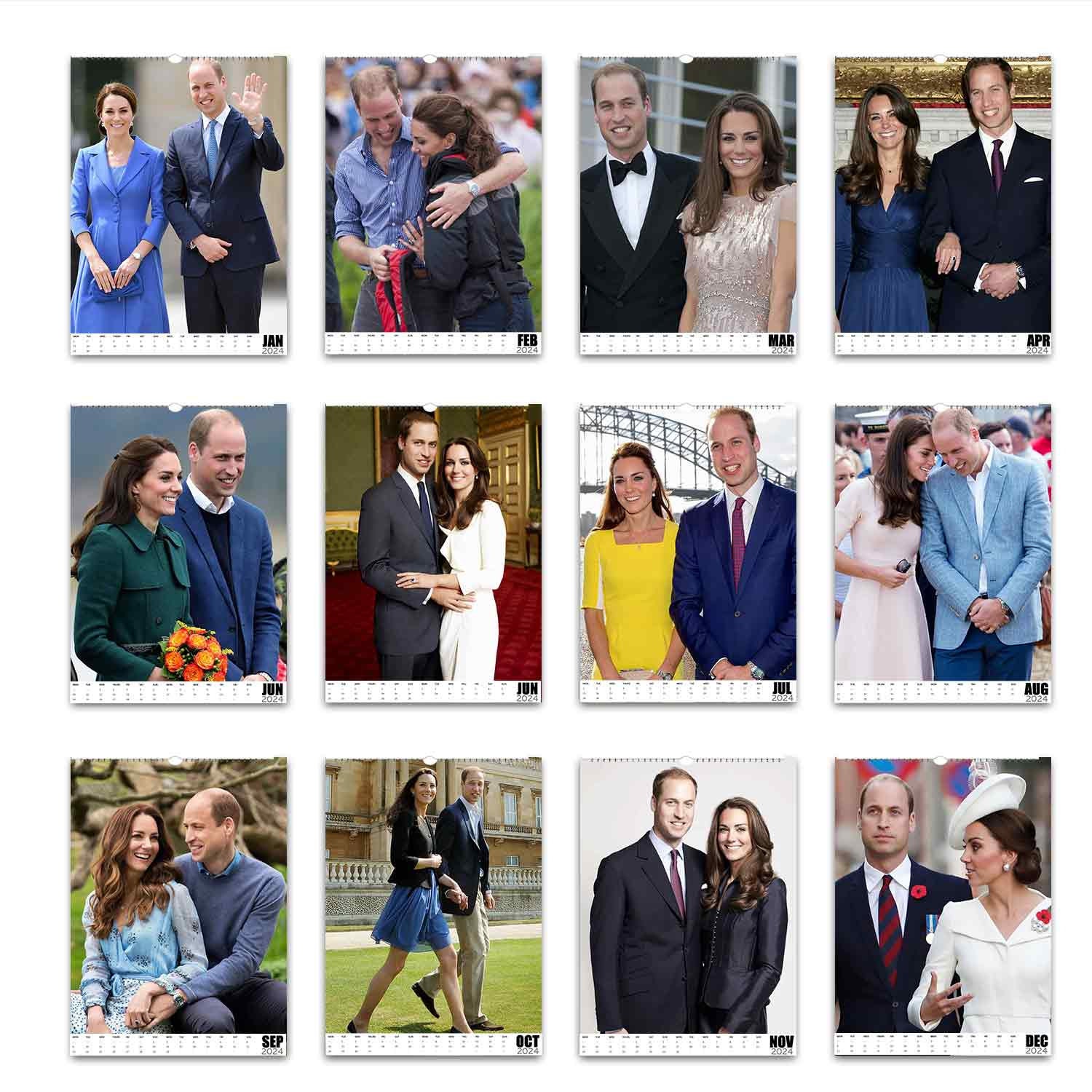 William & Kate Prince and Princess of Wales 2024/5 Choose Start ...