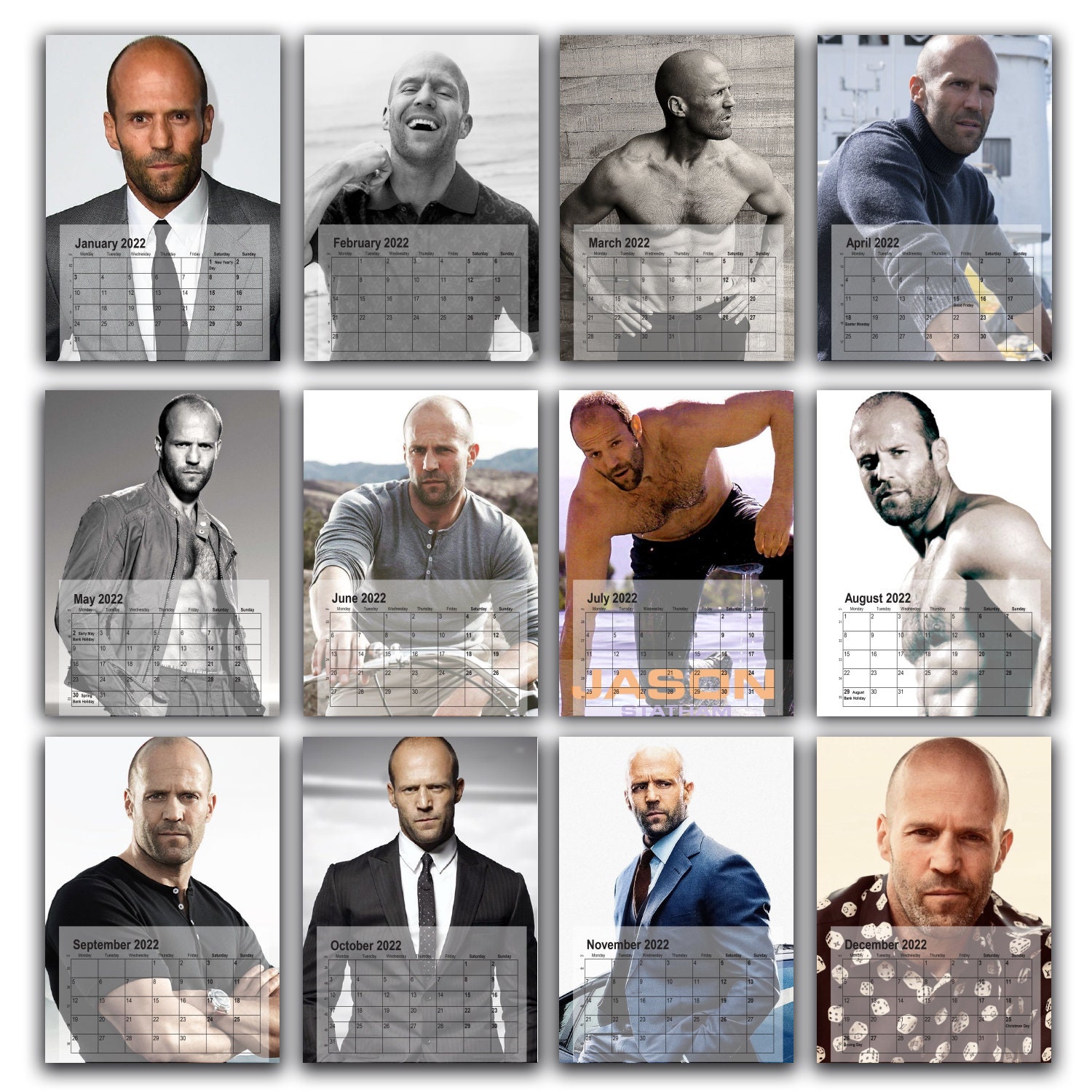 Jason Statham Full Photo Personalised 2022/23 Choose Your - Etsy