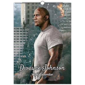 Dwayne Johnson Full Photo Calendar | Choose Start Month 2026/27 ...