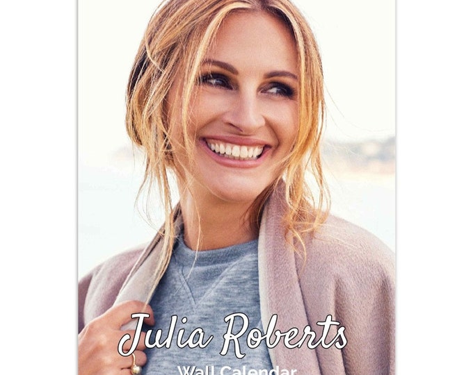 Julia Roberts Full Photo Calendar | Choose Start Month 2025/26 Personalised | Full Year Calendar ...