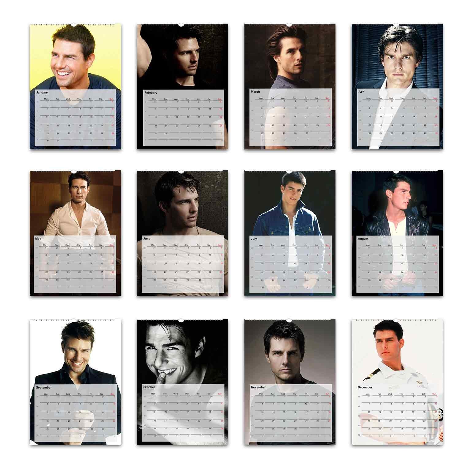 Tom Cruise Full Photo Calendar | Choose Start Month 2026/27 ...