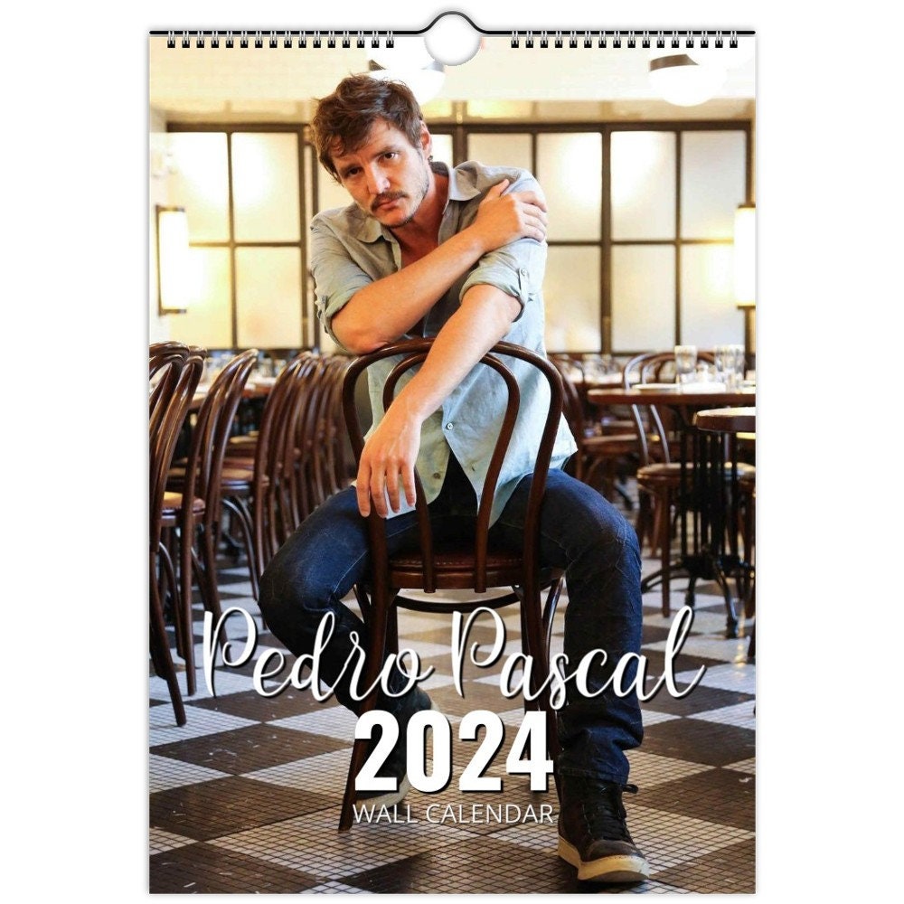 Pedro Pascal 2024/5 Choose Start Personalised Calendar Full Photo Slim ...
