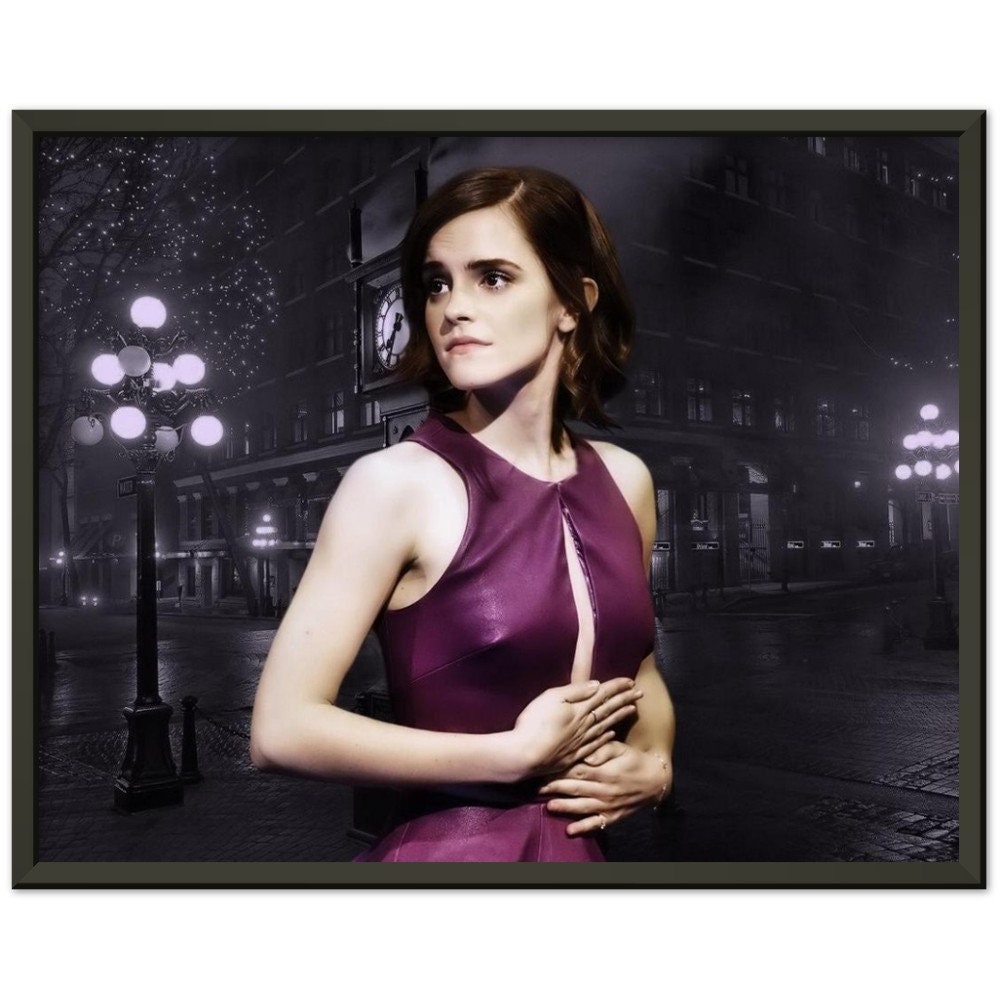 Emma Watson Premium Semi-glossy Paper Metal Framed Poster - Etsy UK