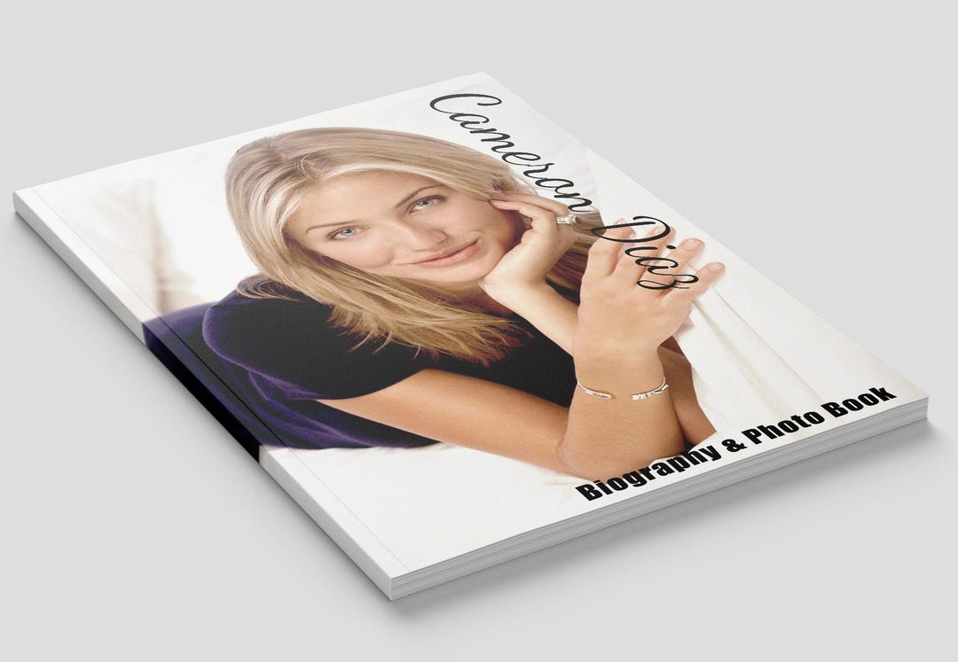 Cameron Diaz Personalised Bio, Career & Photo Book - Etsy