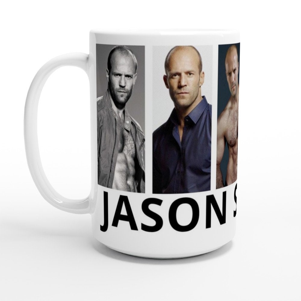 Jason Statham Collage Large White 15oz Ceramic Mug - Etsy