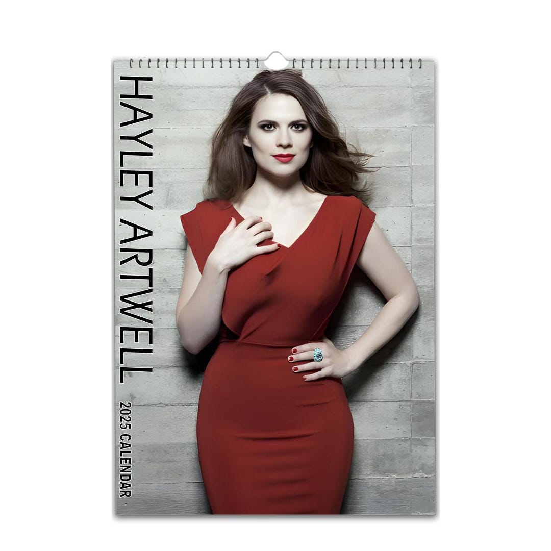 2025/6 Hayley Atwell Beautiful Calendar | Full Photo Personalised | Available in 2 Versions ...