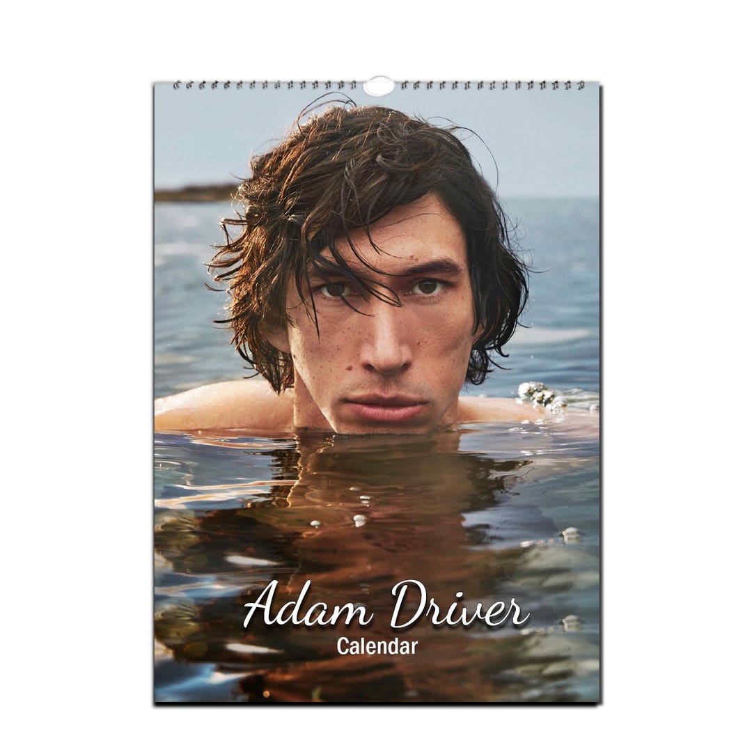 Adam Driver Full Photo Calendar | Choose Start Month 2026/27 ...