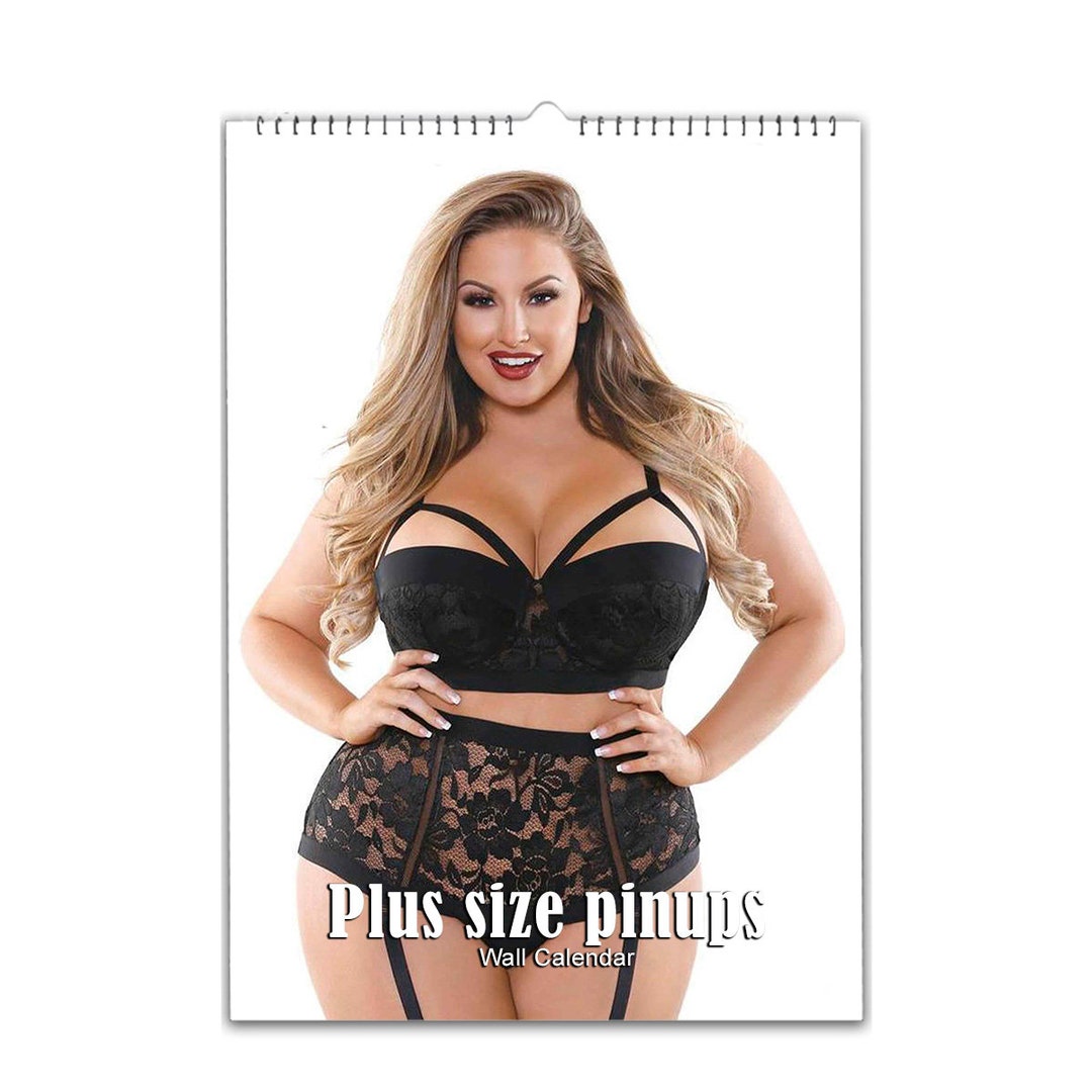 Plus Size Girls Pinups Sexy 202526 Choose Start Monthyear Full Photo Personalised Wall