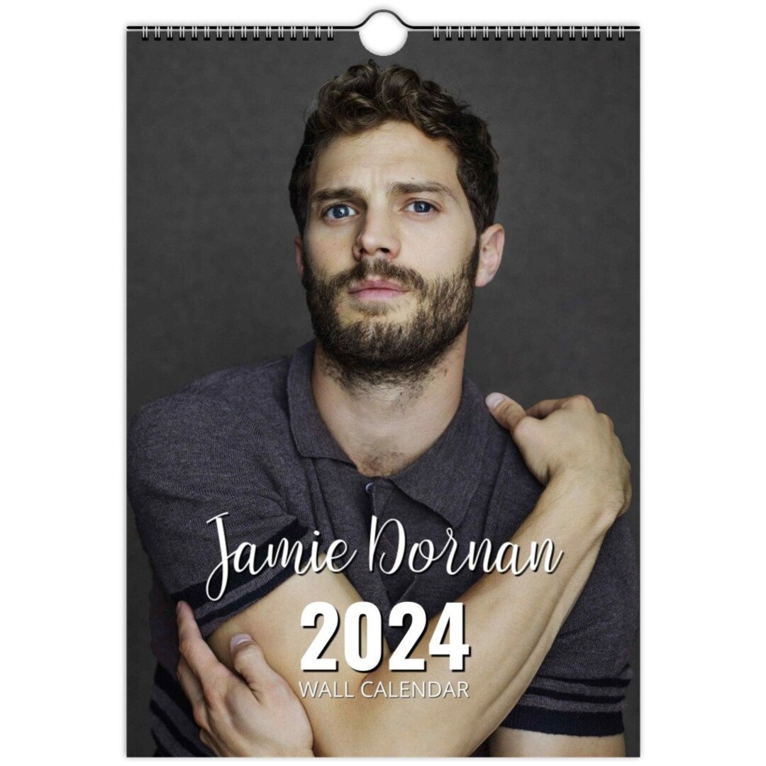 Jamie Dornan 2024/5 Choose Start Personalised Calendar Full Photo Slim ...