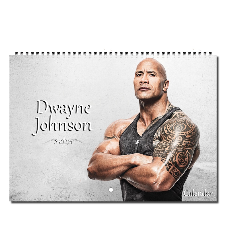 Dwayne Johnson | 2026/27 | Choose Start Months/year | Large Full ...