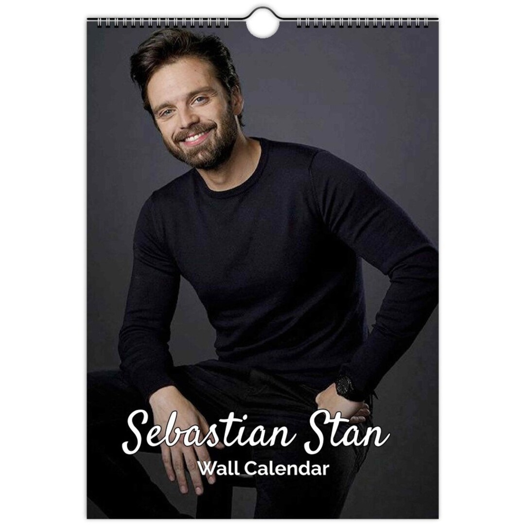 Sebastian Stan Full Photo Calendar | Choose Start Month 2026/27 ...