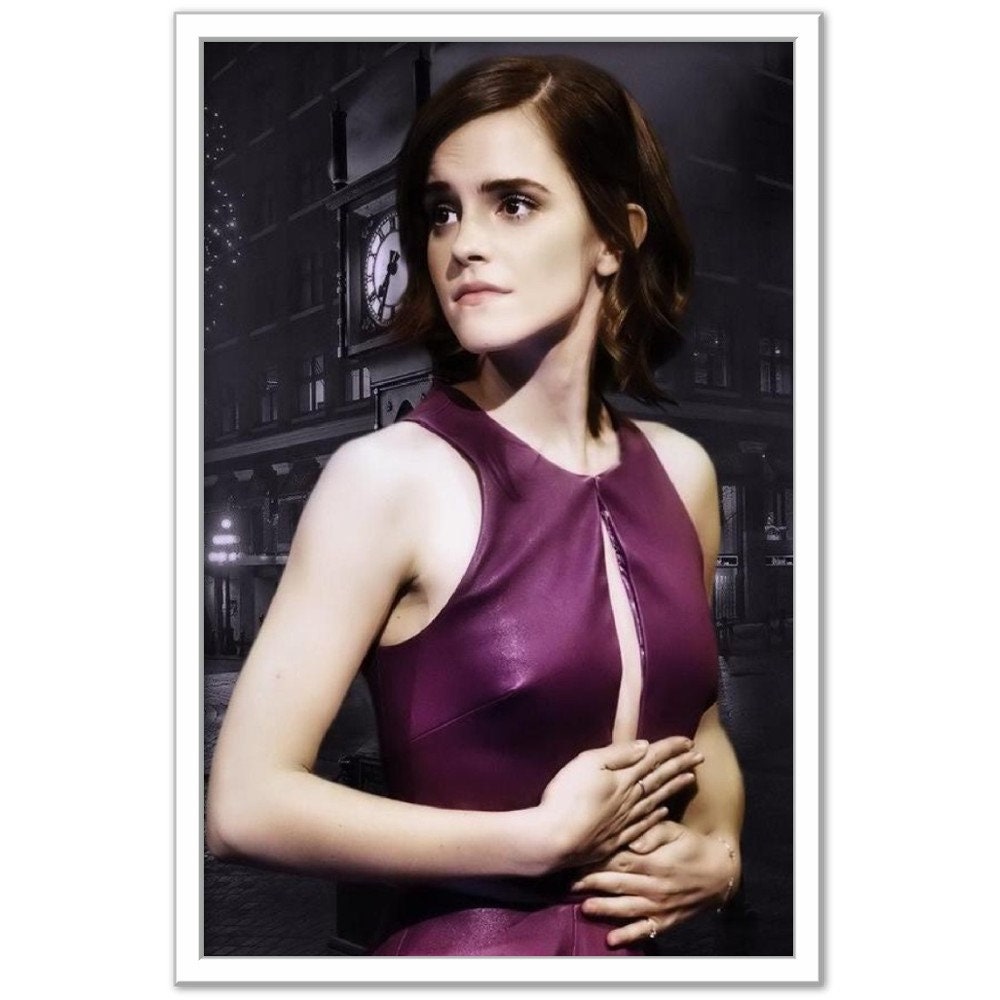 Emma Watson Premium Semi-glossy Paper Metal Framed Poster - Etsy UK