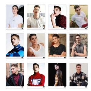 Hero Fiennes Tiffin 2024/5 Choose Start Personalised Calendar Full ...