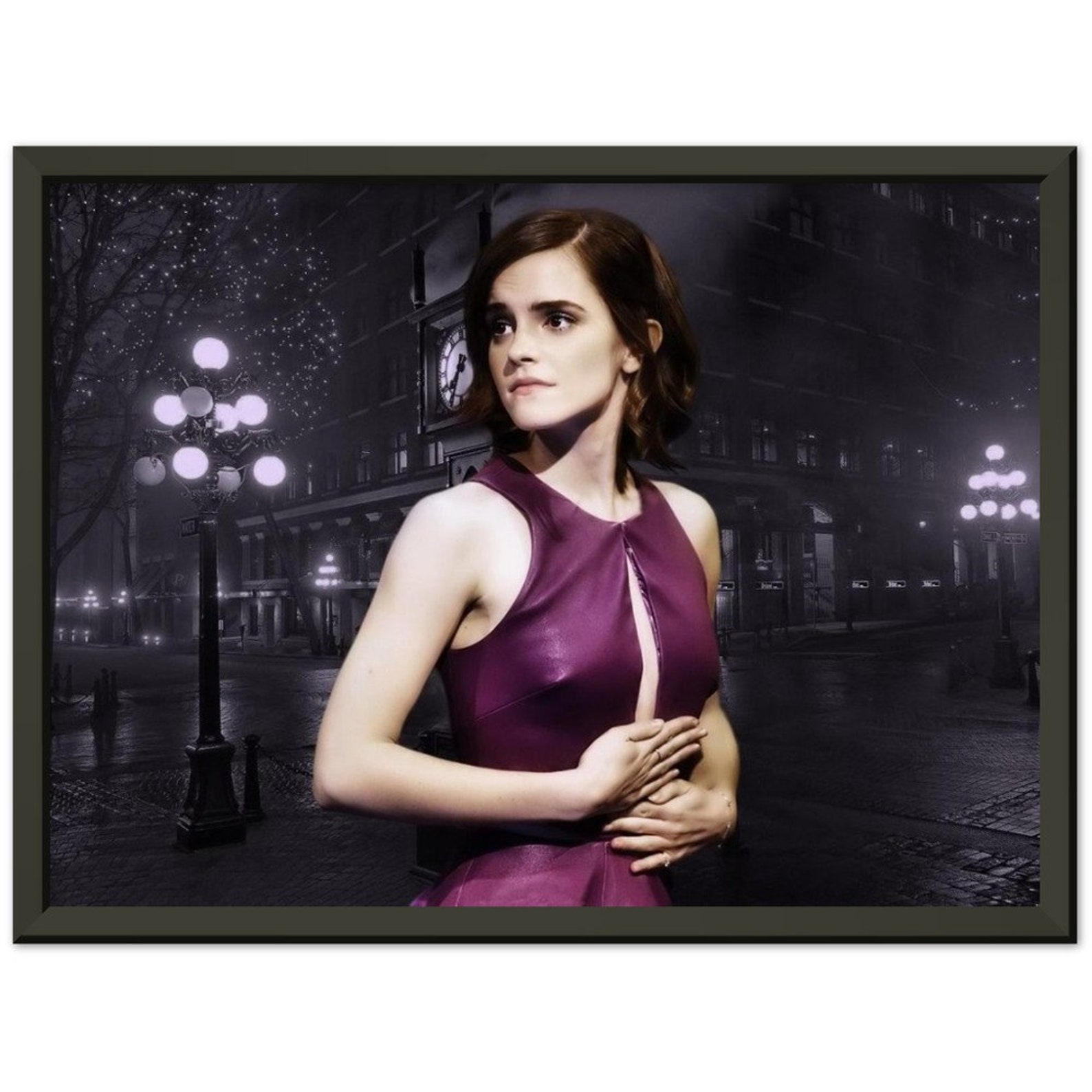 Emma Watson Premium Semi-glossy Paper Metal Framed Poster - Etsy UK