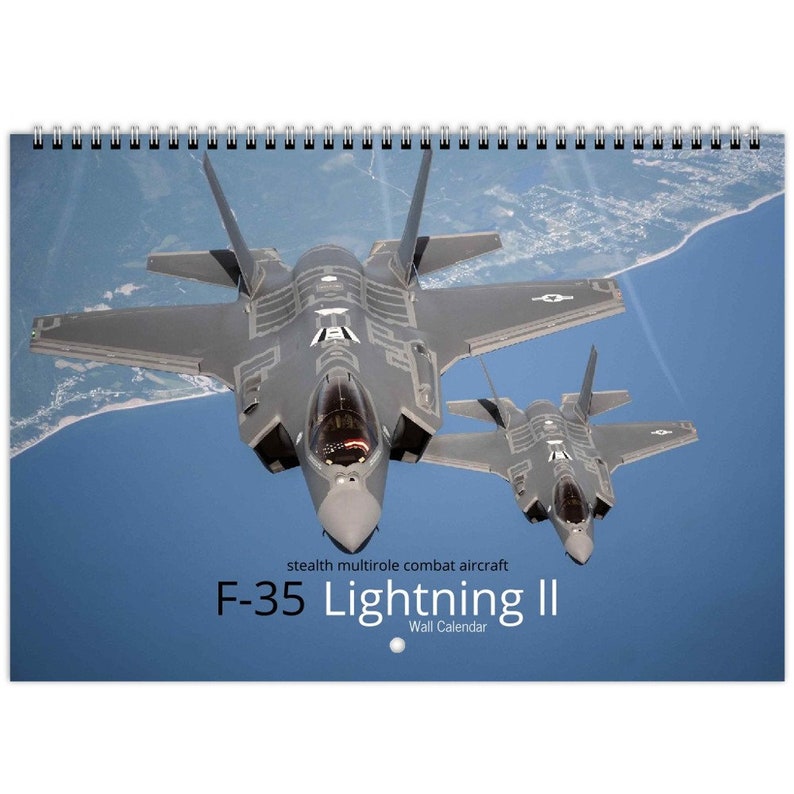 F-35 LIGHTNING AIRCRAFT Large Full Photo Calendar Choose Start Month ...