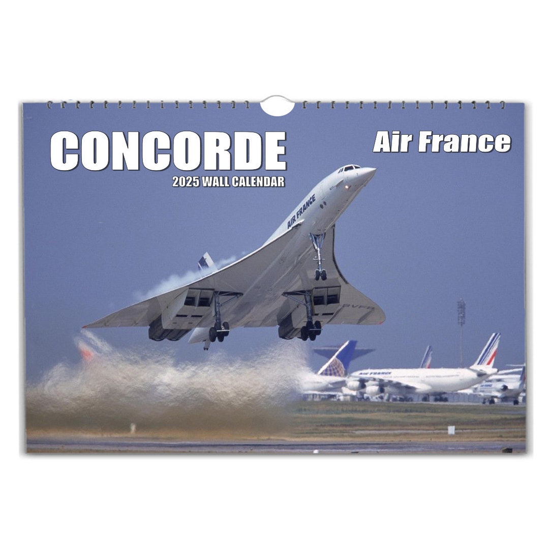 Concorde Air France 2025/26 Choose Start Month/year Full Photo ...