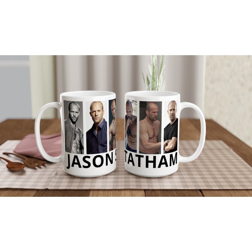Jason Statham Collage Large White 15oz Ceramic Mug - Etsy UK