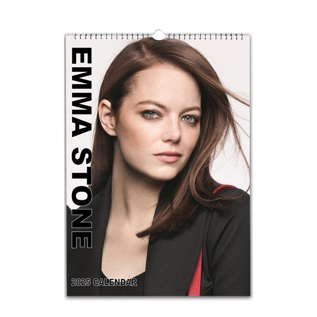 2025/6 Emma Stone Sexy Beautiful Calendar | Choose Start Month | Full ...