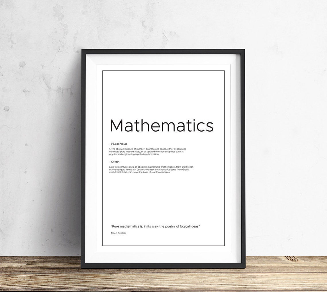 Mathematics Definition Print Mathematics Typography Print Etsy mathematics-definition-print-mathematics-typography-print-etsy