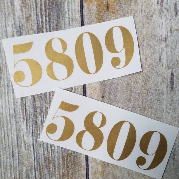 Fancy Numbers - Etsy
